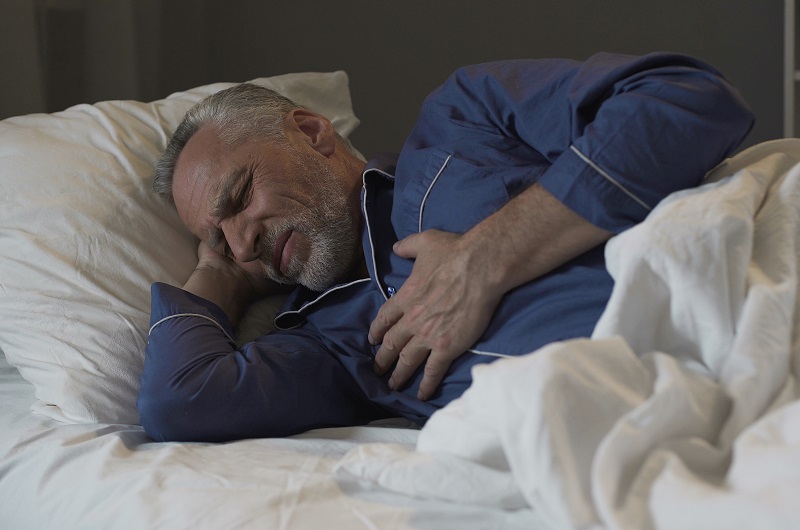 Man Sleeping In Bed Full